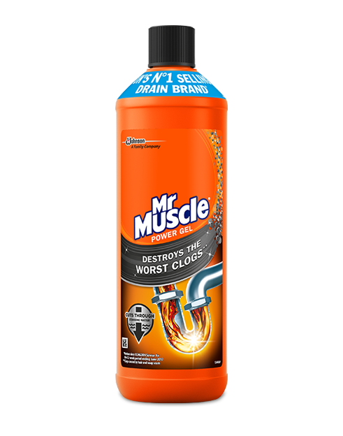 Mr Muscle Power Gel 1 Litre | Destroys the Worst Clogs – Sam Turner & Sons
