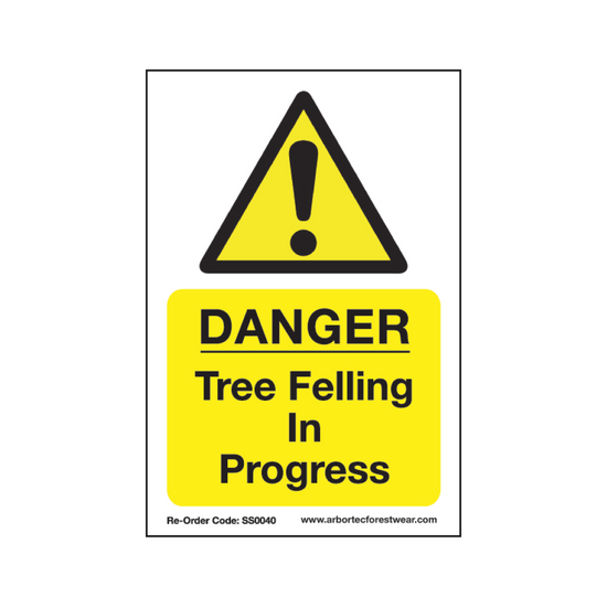 Treehog Tree Felling In Progress Corex Safety Sign | SS0040 – Sam ...