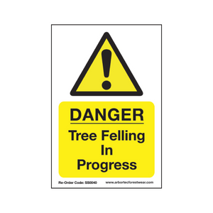 Treehog Tree Felling In Progress Corex Safety Sign | SS0040 – Sam ...