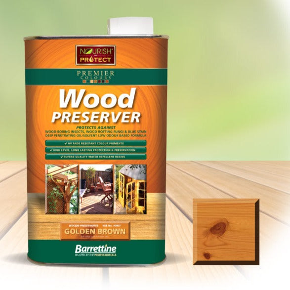Barrettine Nourish & Protect Premier Wood Preserver 5L – Sam Turner & Sons