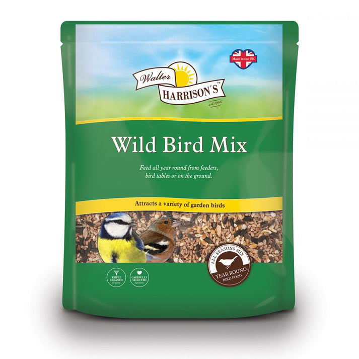 Walter Harrison's Wild Bird Mix Bird Feed Pouch 4kg | Walter Harrison's ...